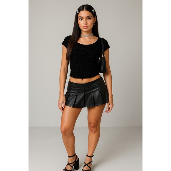 Willow & Clay | Tops | Y2k Willow Clay Top Womens M Velvet Burnout ...